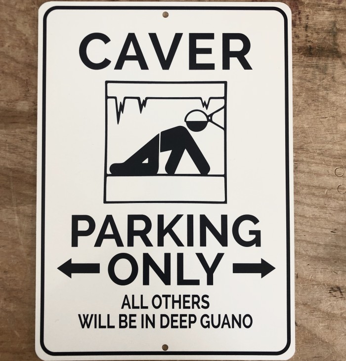 Caver Parking Sign