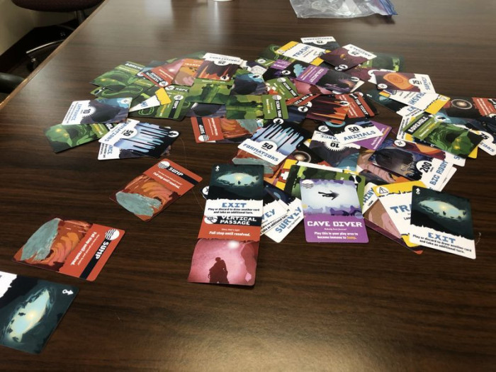 Gone Caving Card Game