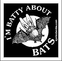 I'm Batty About Bats Sticker