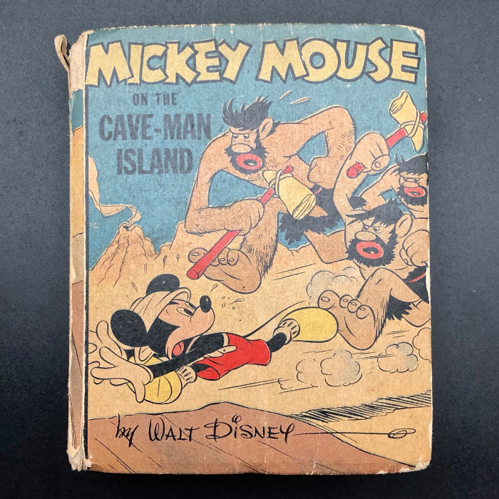 Mickey Mouse On The Cave Man island SOLD